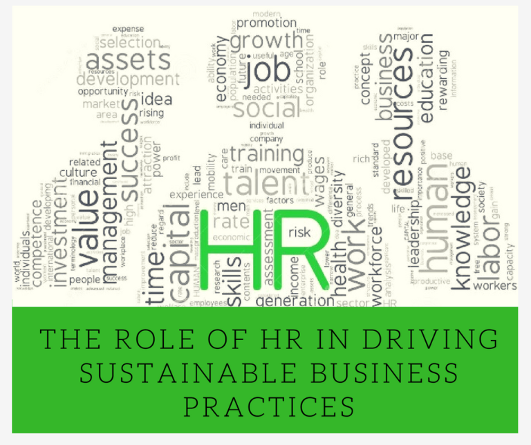 The Role of HR in Driving Sustainable Business Practices ...
