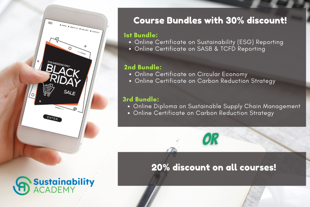 Unwrap Sustainable Learning: Black Friday Bundles & 20% Off Courses!